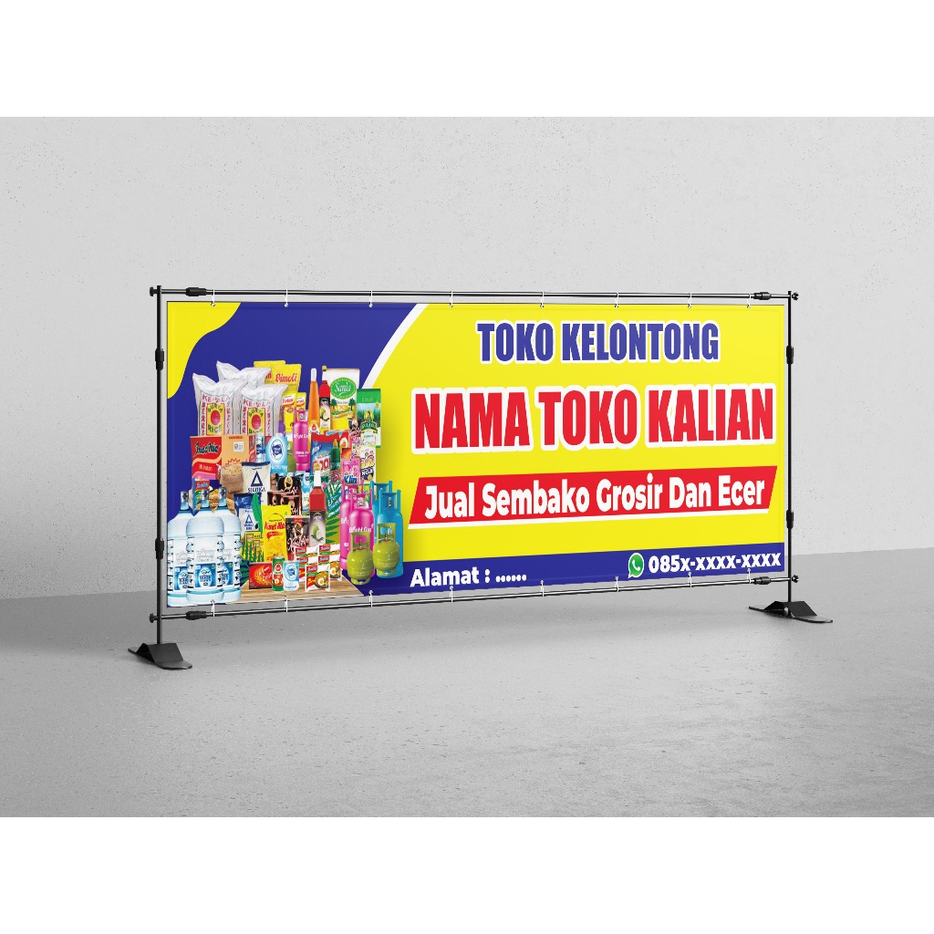 Jual SPANDUK BANNER TOKO SEMBAKO/SPANDUK CUSTOM TOKO SEMBAKO | Shopee ...