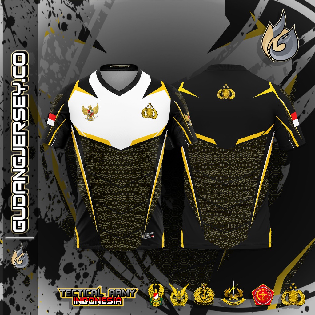 Jual JERSEY TNI AD / TNI AL / TNI AU / POLRI FREE CUSTOM LOGO | Shopee ...