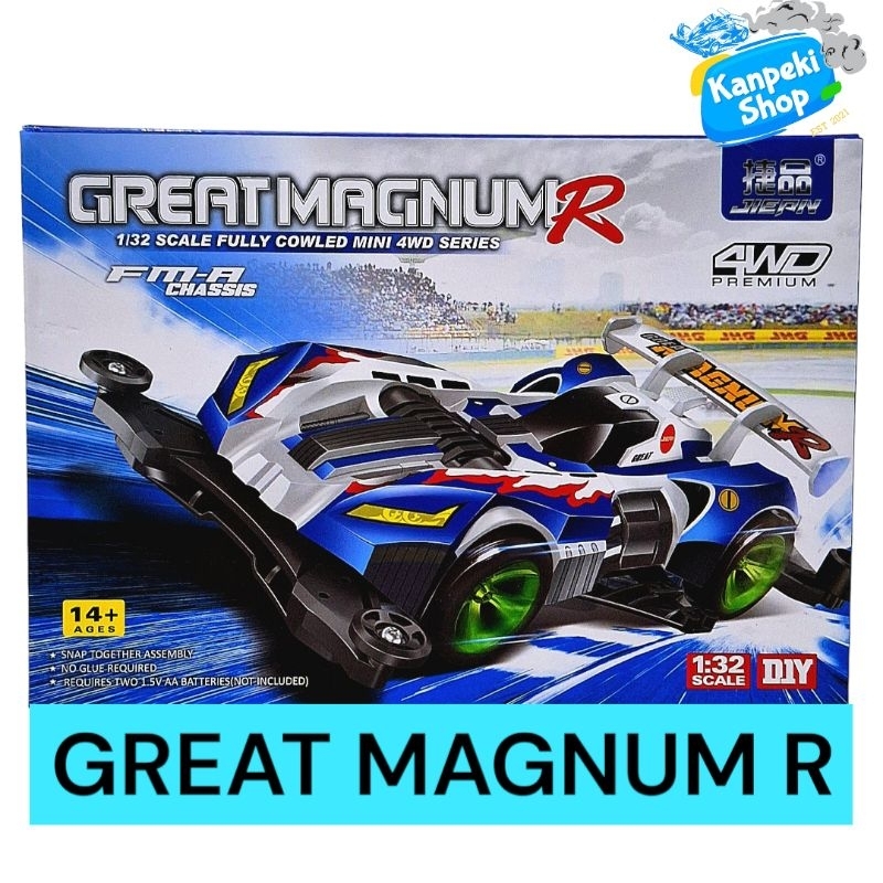 Jual Rep tamiya mini 4wd merek JIEPIN Great magnum R Cosmosonic FMA ...