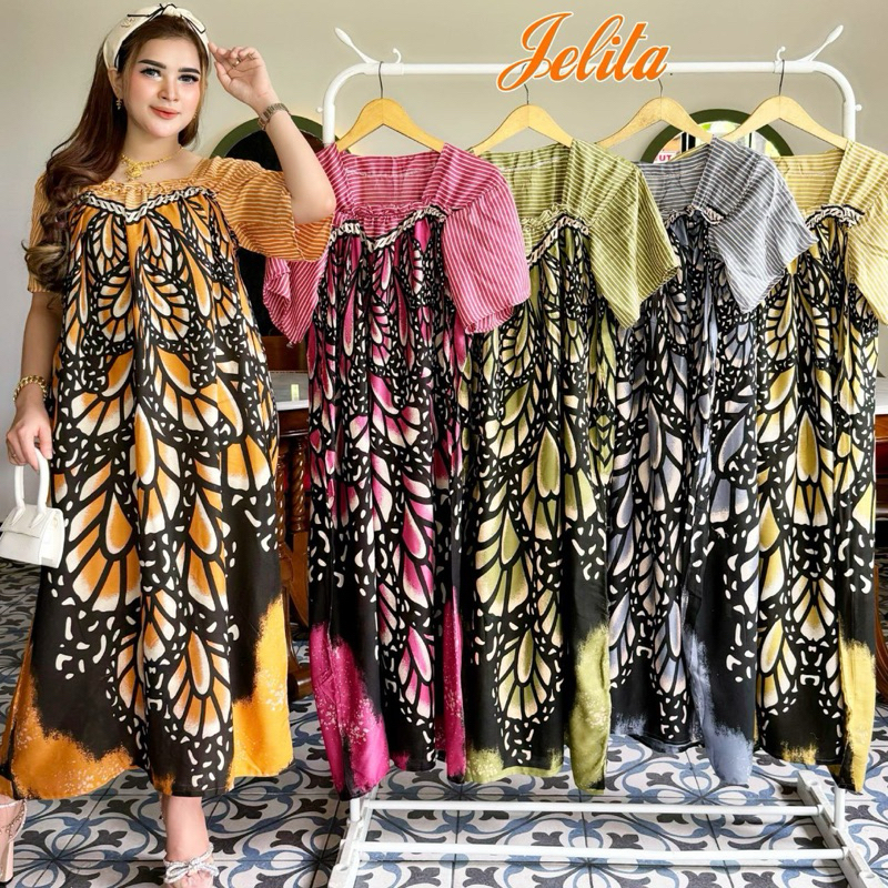 Jual Daster Fuji Jelita Daster fuji jumbo Wanita Kekinian Kerut Dada ...