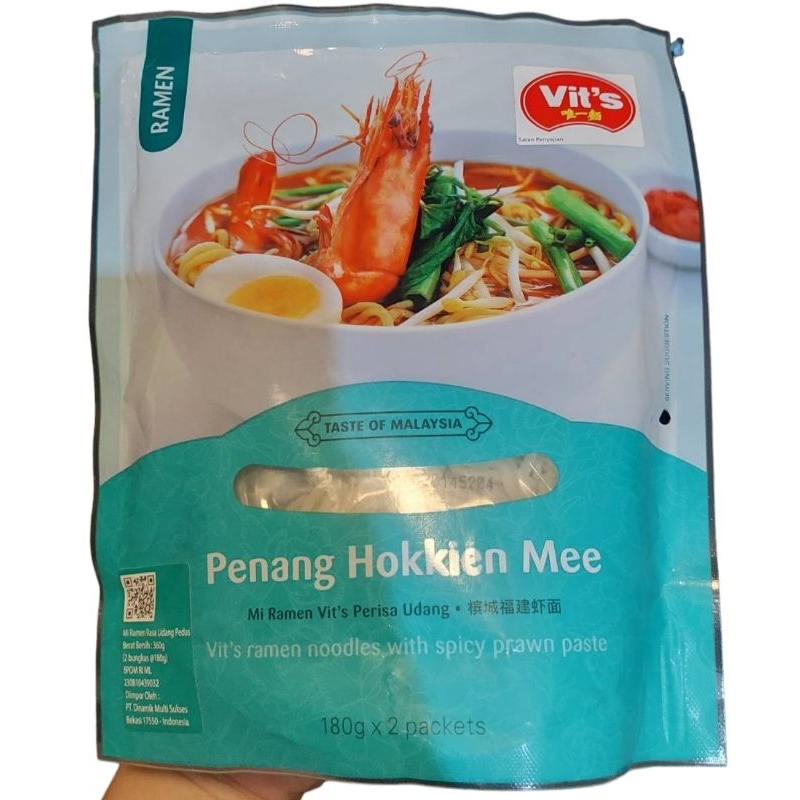 Jual Vits Penang Hokkien Mee (Mie ramen perisa udang) | Shopee Indonesia