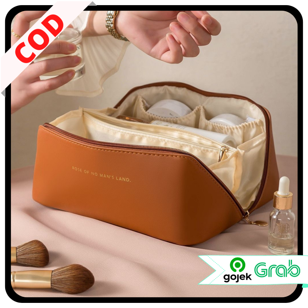 Jual KAISSO - TAS ALAT MAKEUP TRAVEL TAS PENYIMPANAN KOSMETIK MULTIFUNGSI POUCH MAKEUP WASHBAG ...
