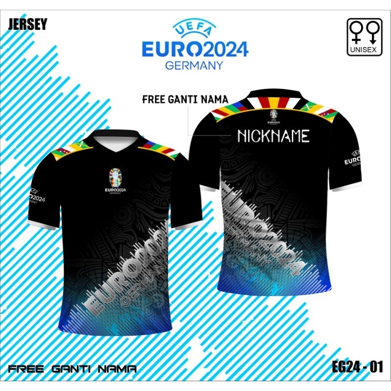 Jual Jersey bola piala eropa 2024 jerman kaos bola germany kejuaraan ...