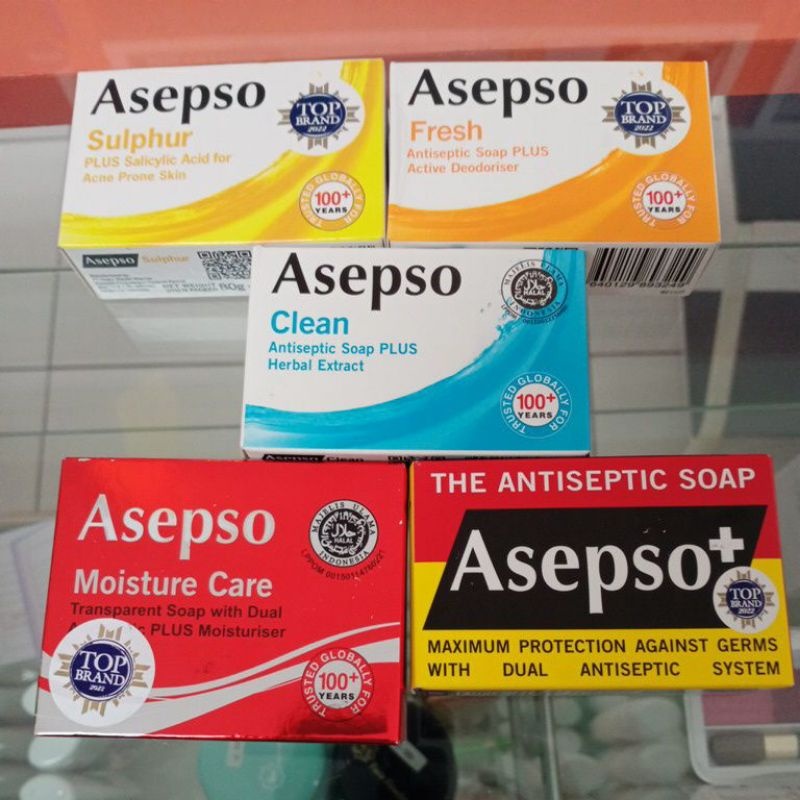 Jual Asepso 80GR Sabun Batang All Varian - Meredakan Gatal-Gatal Akibat Biang Keringat ...
