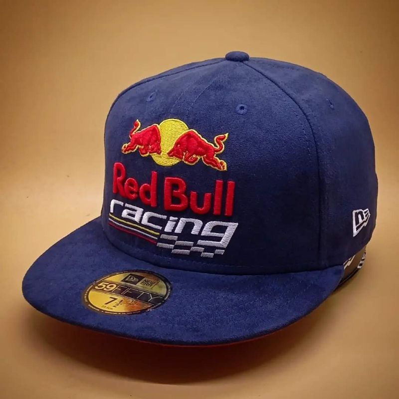 Jual Topi NE Original Red Bull Racing Suede 71/2 Fitted | Shopee Indonesia