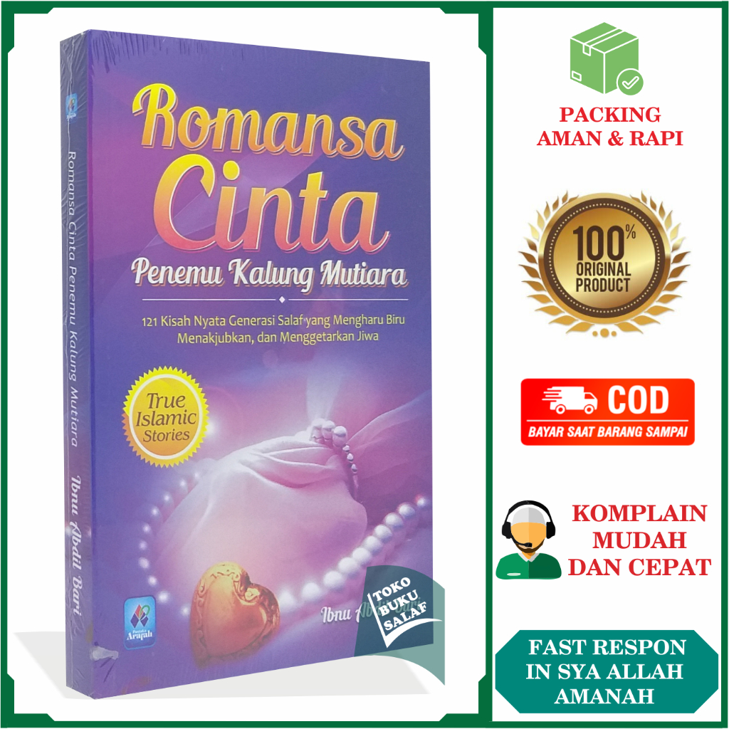 Jual Romansa Cinta Penemu Kalung Mutiara 121 Kisah Nyata Generasi Salaf ...