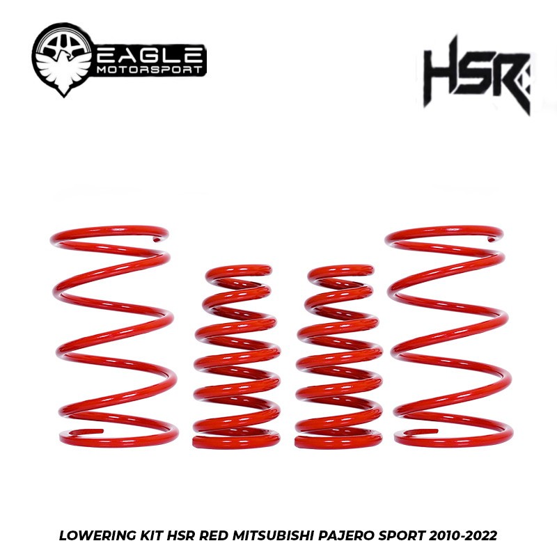 Jual JUAL PER LOWERING KIT HSR RED MITSUBISHI PAJERO SPORT 2010-2022 ...