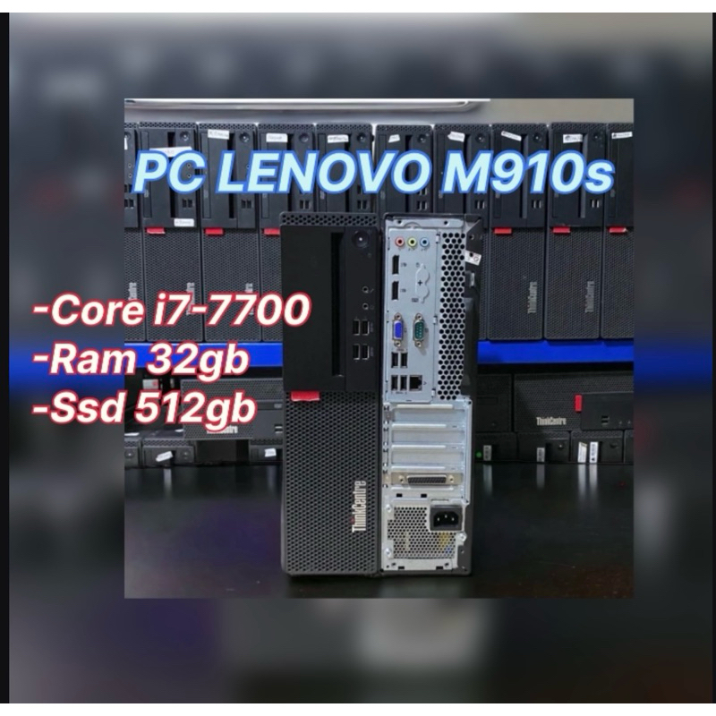 Jual PC LENOVO M910S SFF CORE i7-7700 GEN7 RAM 32GB SSD 512GB MULUS ...