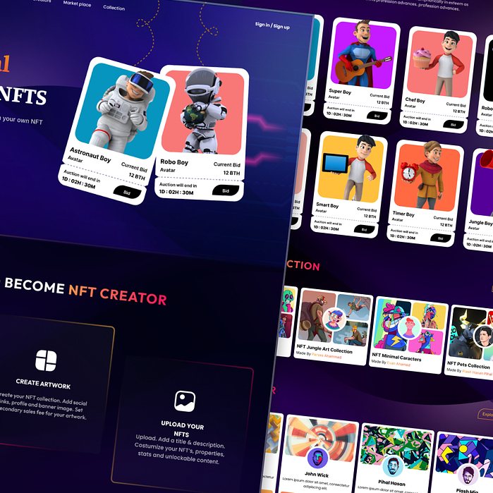 Jual NFT Marketplace Website Template Responsive & SEO Optimization | Shopee Indonesia