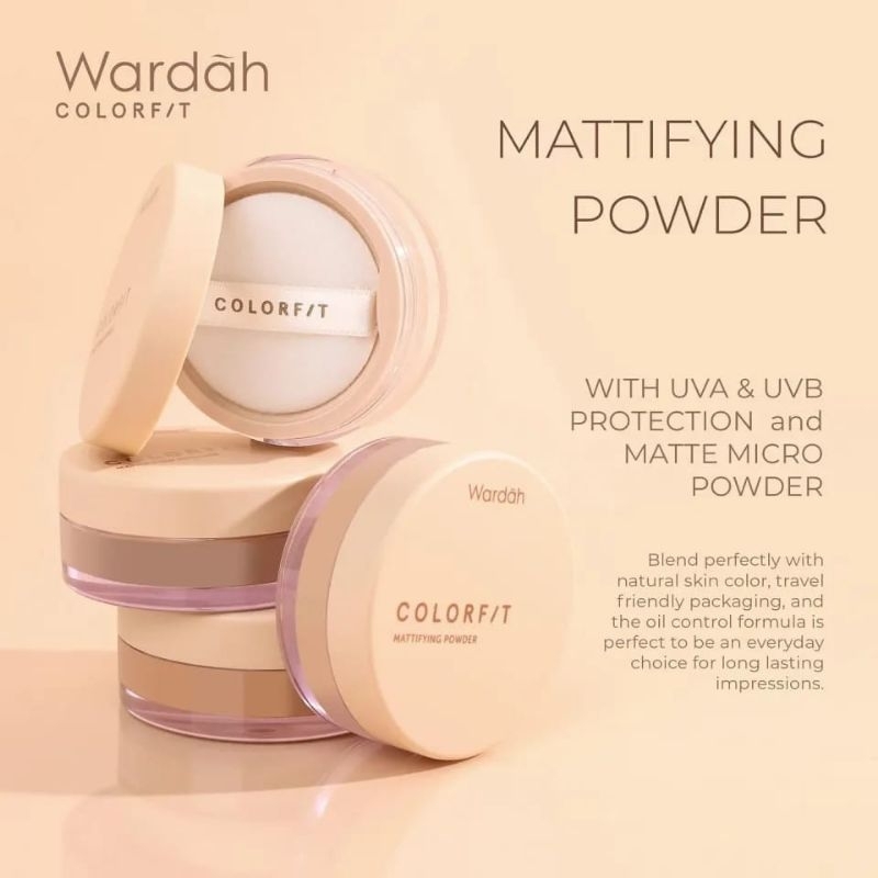 Jual Wardah Colorfit Mattifying Powder 32N 22N | Shopee Indonesia