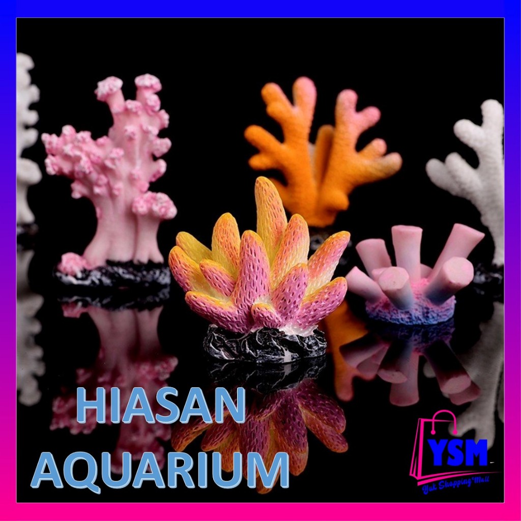 Jual YSM Hiasan Aquarium Model Terumbu Karang Artificial Coral Fish Tank Decoration Ornamen ...
