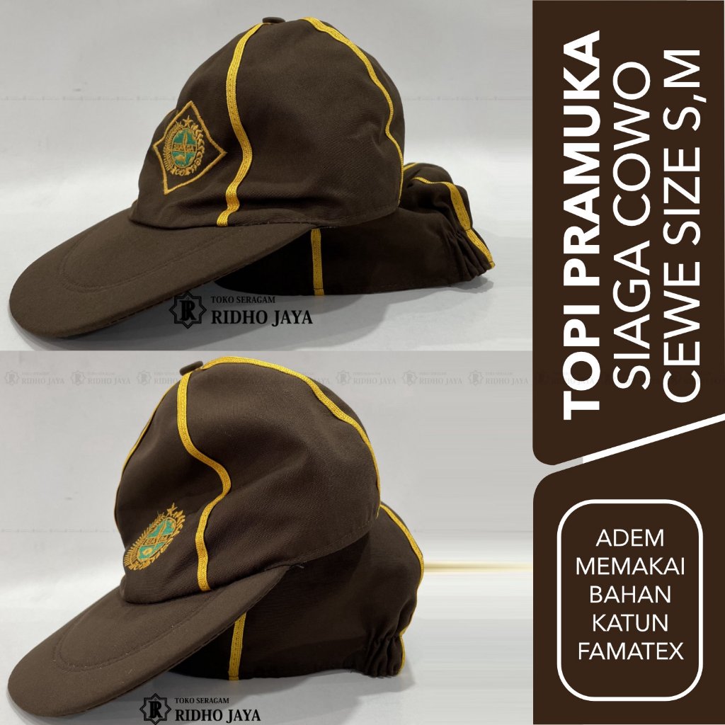 Jual RIDHO JAYA - Topi pramuka Siaga Cowo Cewe Topi Pramuka SD Topi ...