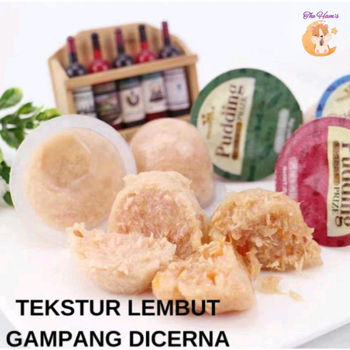 Jual (The Ham's) Pudding Daging dan Seafood Untuk Kucing Anabul Puding ...