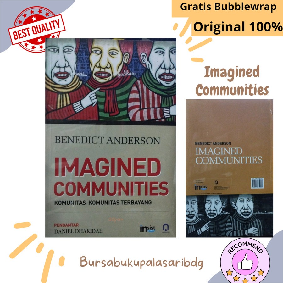 Jual Buku Imagined Communities Komunitas Komunitas Terbayang - Benedict ...