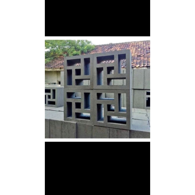 Jual Roster beton/loster minimalis motif lubang 5 hitam | Shopee Indonesia