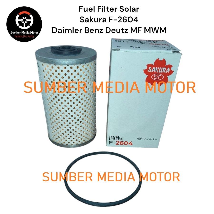 Jual Sakura Fuel Filter Solar F-2604 Daimler Benz Deutz MF MWM | Shopee ...