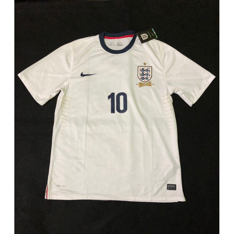 Jual Jersey Bole Retro England Home 2013 - Nameset : Rooney - 10 Player ...