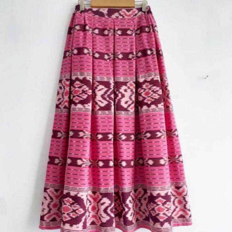 Jual ROK TENUN WANITA,ROK WIRU PANJANG TENUN WANITA, ROK KERJA | Shopee ...