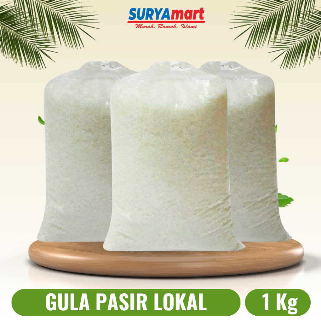 Jual Gula Pasir Lokal 1kg | Shopee Indonesia