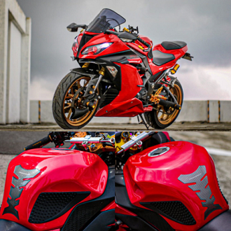 Jual Kondom tangki ninja 250 fi model zx 636 cover tanki ninja 250 fi ...
