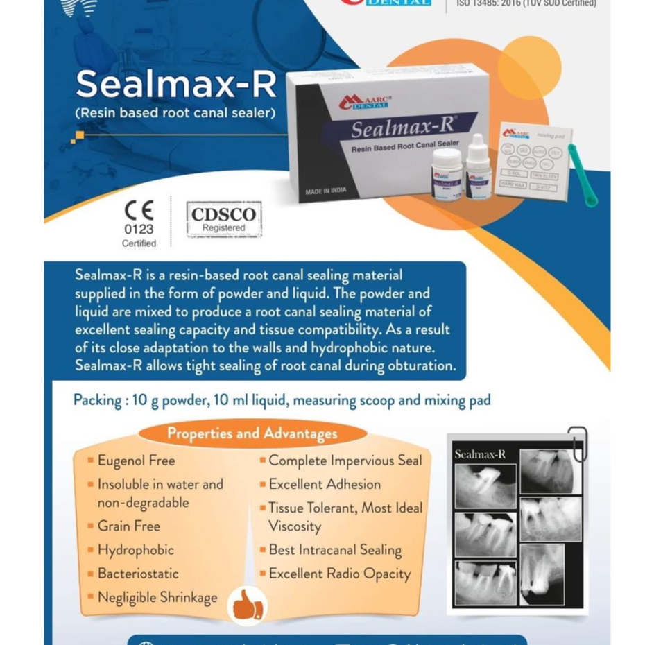 Jual Bahan pengisian saluran akar Resin / Sealmax-R / Bahan pengisi saluran akar / Resin Based ...