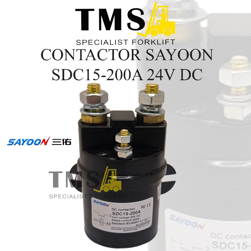 Jual Contactor SDC15-200A 24V DC Contactors Selenoid 1NO for Forklift ...