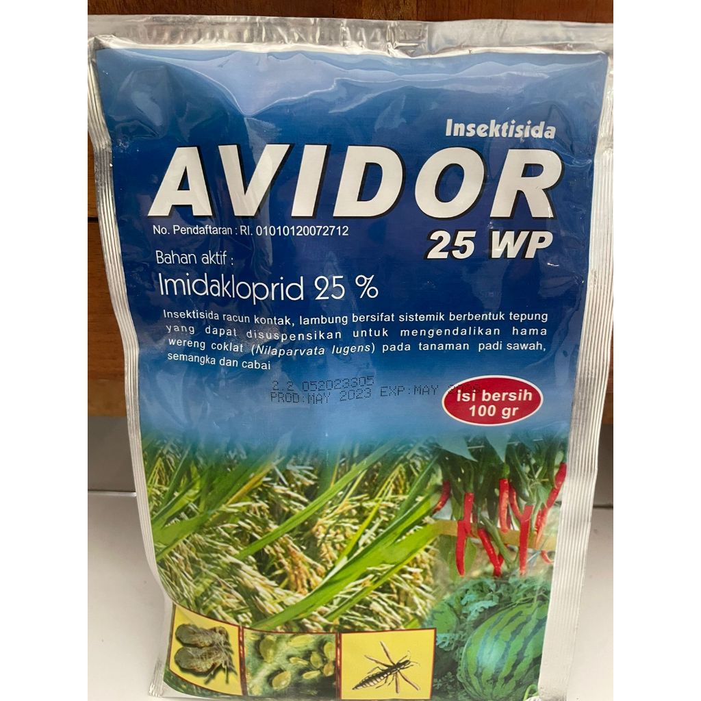 Jual INSEKTISIDA AVIDOR 25 WP 100 GR | Shopee Indonesia