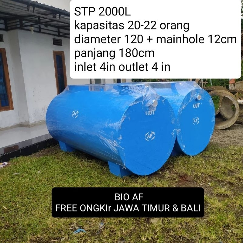 Jual BIO SEPTICTANK 2000 LITER/ septictank bio / BIOTANK 2000L | Shopee ...