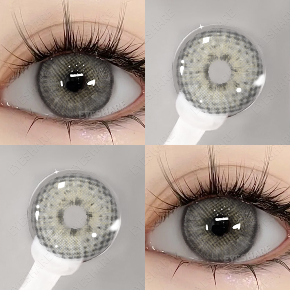 Jual Eyeshare Softlens14.5mm Big Eyes Soft Colored Contact lenses Gray ...