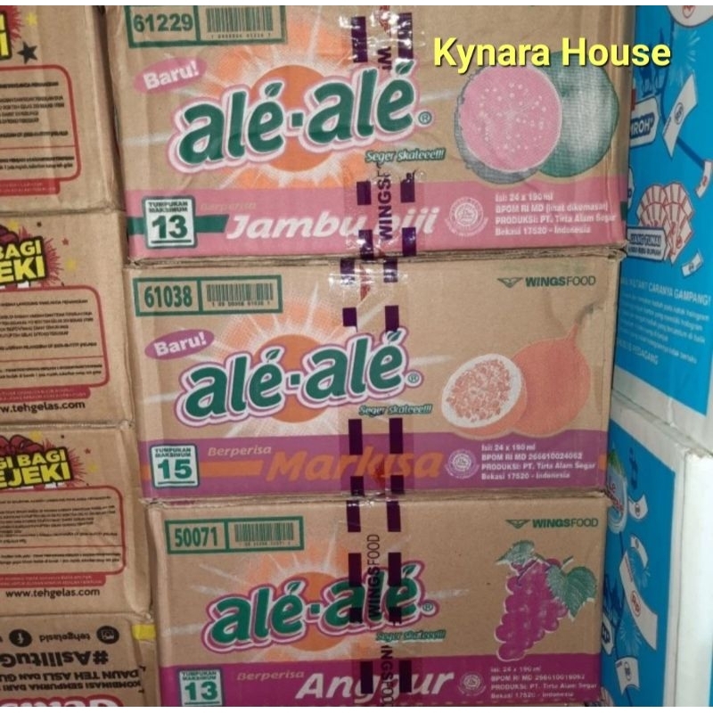 Jual Ale Ale 180ml (1 Dus isi 24pcs) | Shopee Indonesia