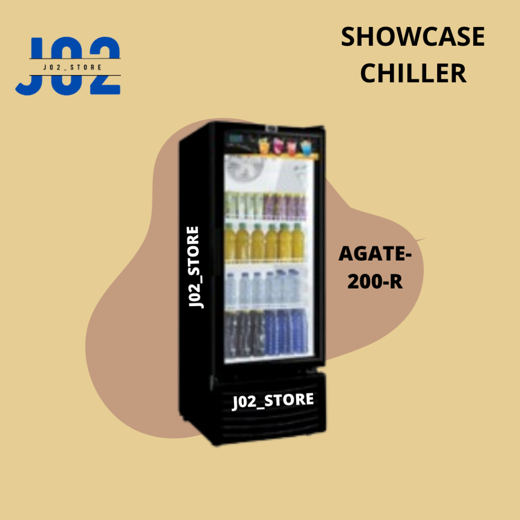 Jual KULKAS PENDINGIN | SHOWCASE COOLER RSA | AGATE-200-R | Shopee ...