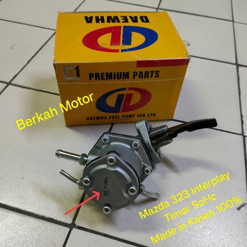 Jual Membran Fuel pump Pompa bensin Mazda 323 Interplay Timor SoHc OeM ...