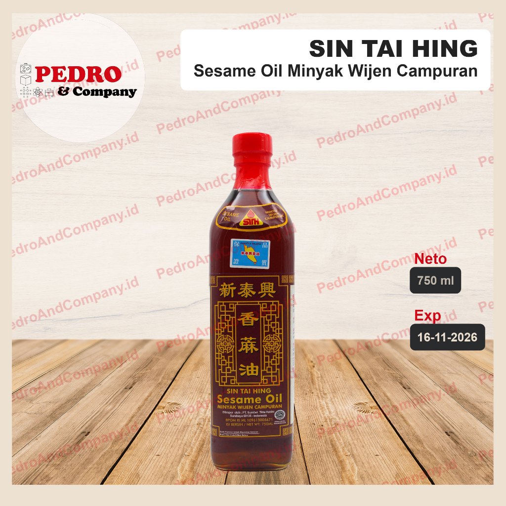 Jual Sin tai hing sesame oil 750 ml - minyak wijen malaysia | Shopee ...