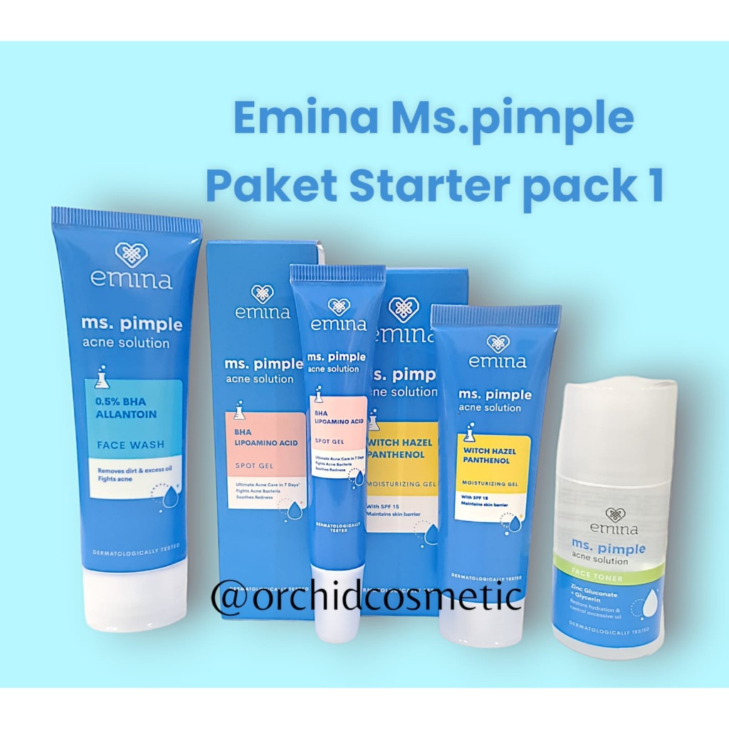Jual Emina Paket Ms.Pimple Paket Hemat / Emina Paket Murah / Emina ...