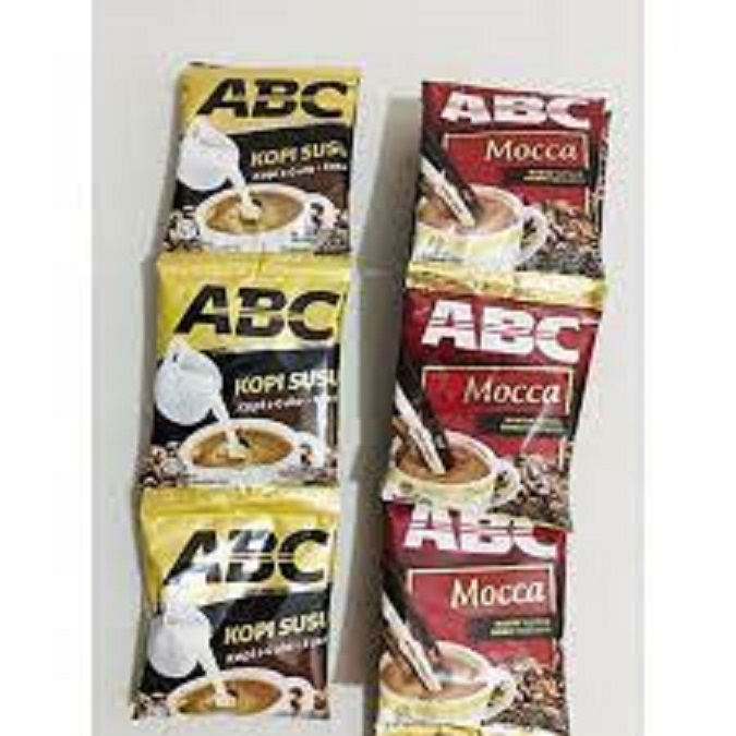 Jual KOPI ABC SUSU DAN ABC MOCA 1RENCENG ISI 10PCS | Shopee Indonesia