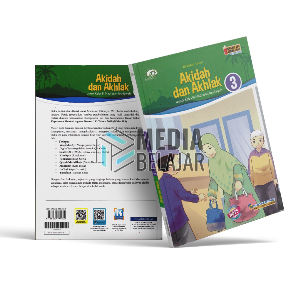 Jual Buku Kelas 3 SD/MI Madrasah Ibtidaiyah KMA 183 Aqila Tiga Serangkai Revisi Terbaru 2024 ...