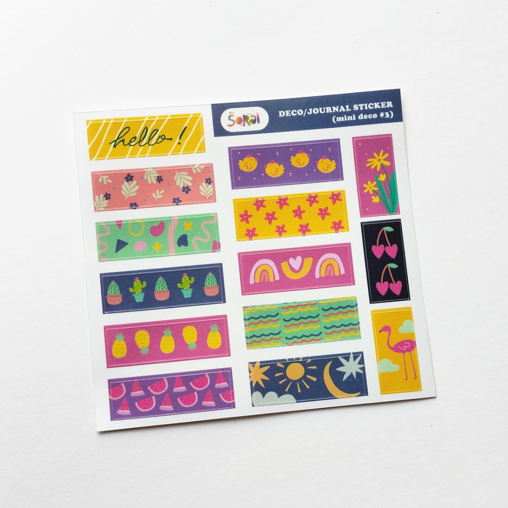 Jual STIKER MINI DECO | JOURNAL KIT | STIKER JURNAL LUCU | STICKER ...