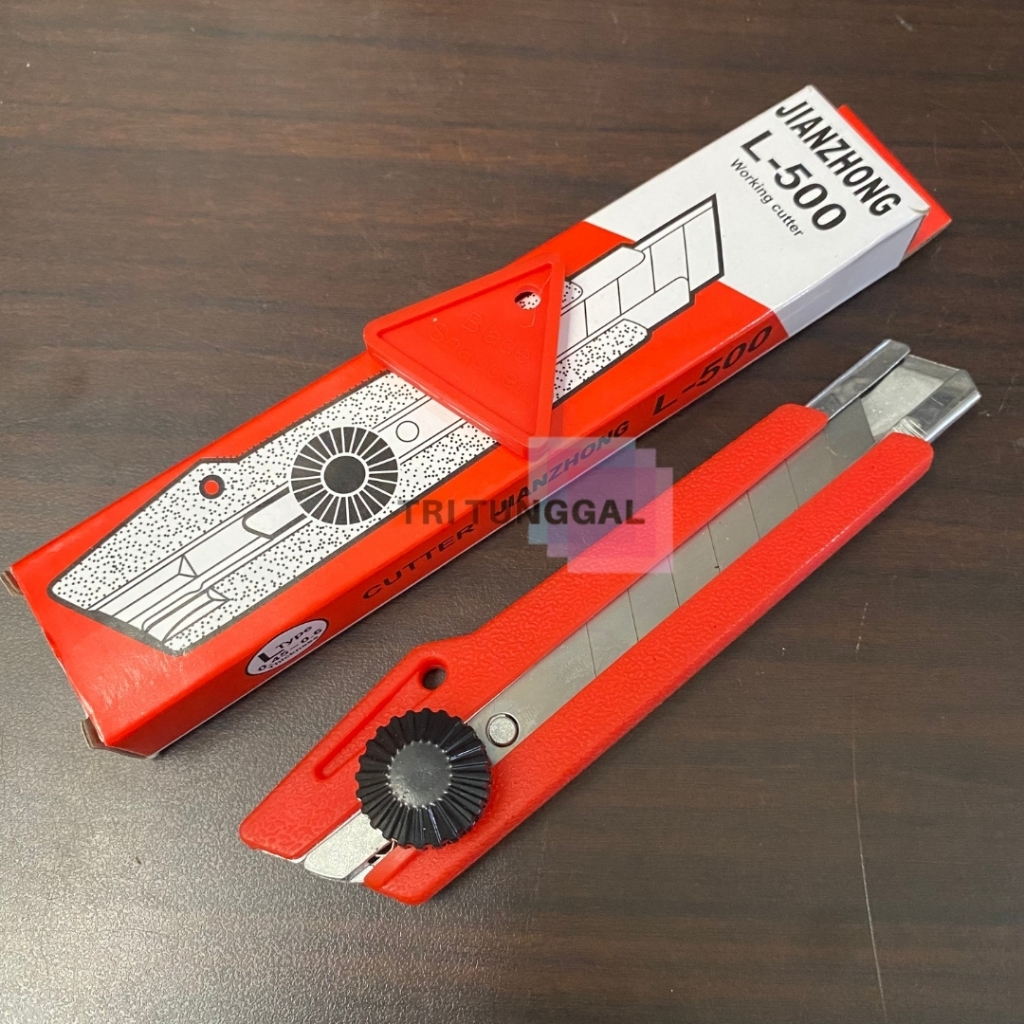 Jual Cutter JOYKO L-500-CU Besar SATUAN Knife Ukuran Pisau Pemotong ATK RANDOM Iris Irisan ...