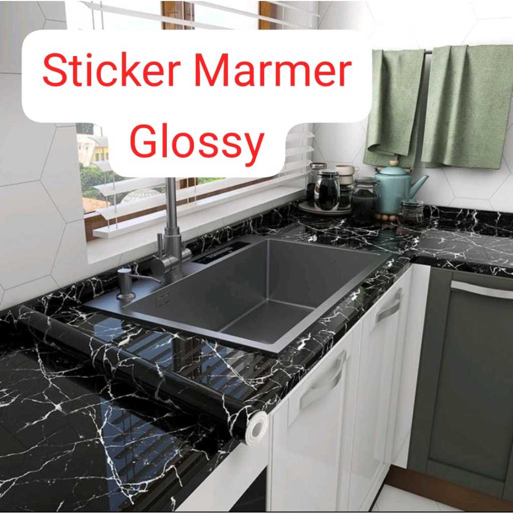 Jual 4 Meter Wallpaper Stiker Lemari Sticker Meja Kayu Kitchen Set ...