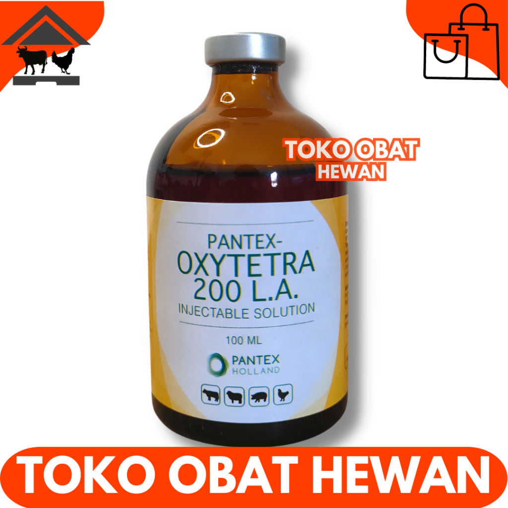 Jual PANTEX OXYTETRA 200 LA - Obat Pencernaan & Pernafasan Hewan Sapi ...