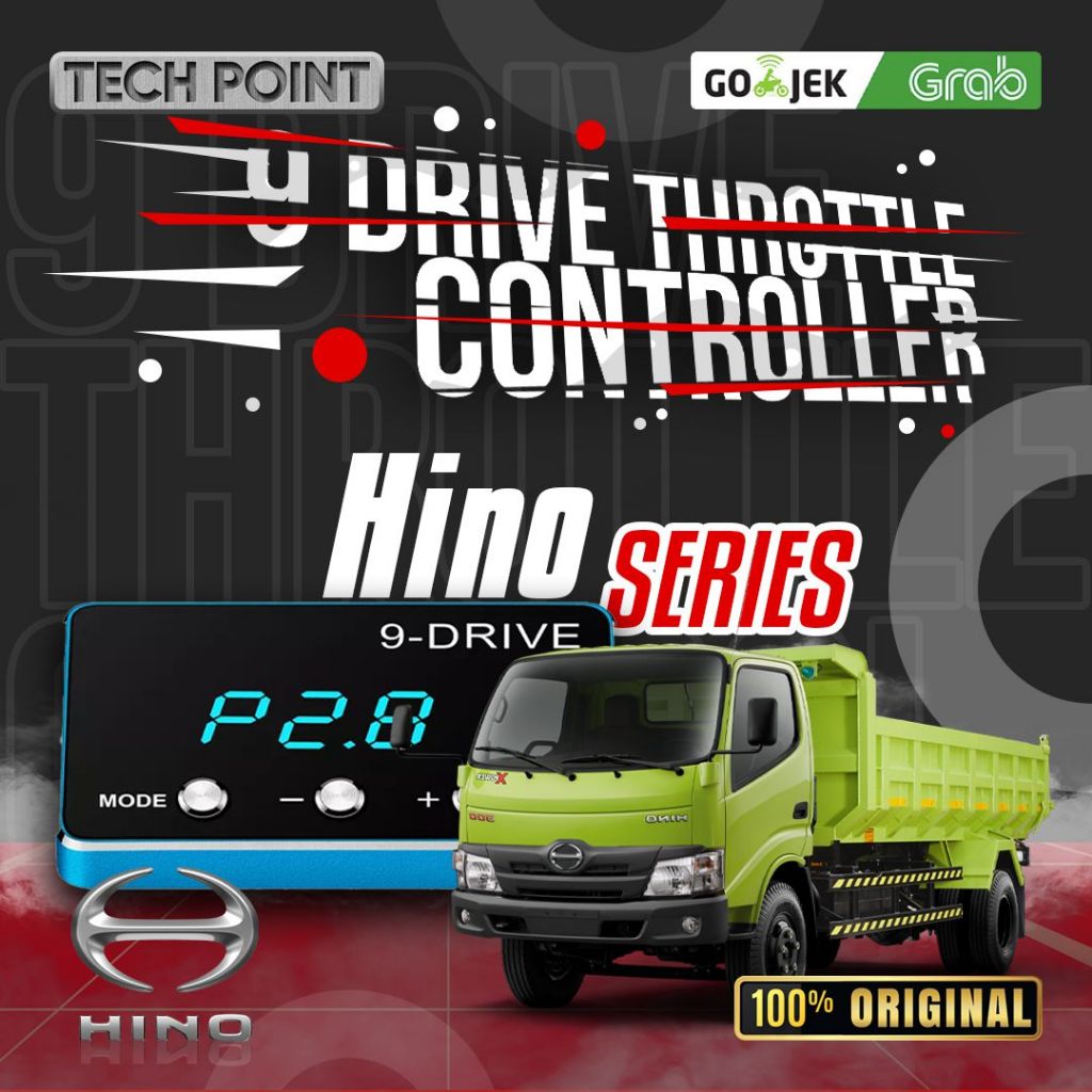 Jual 9 Drive Hino Euro4 HD HDL Piggyback Throttle Controller Remap ...