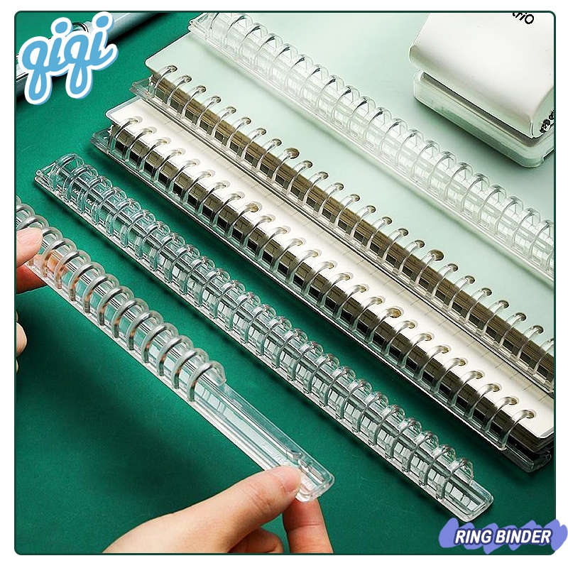 Jual Ring binder Clip Easy DIY Binding Strip A5 B5 Transparan / Ring ...