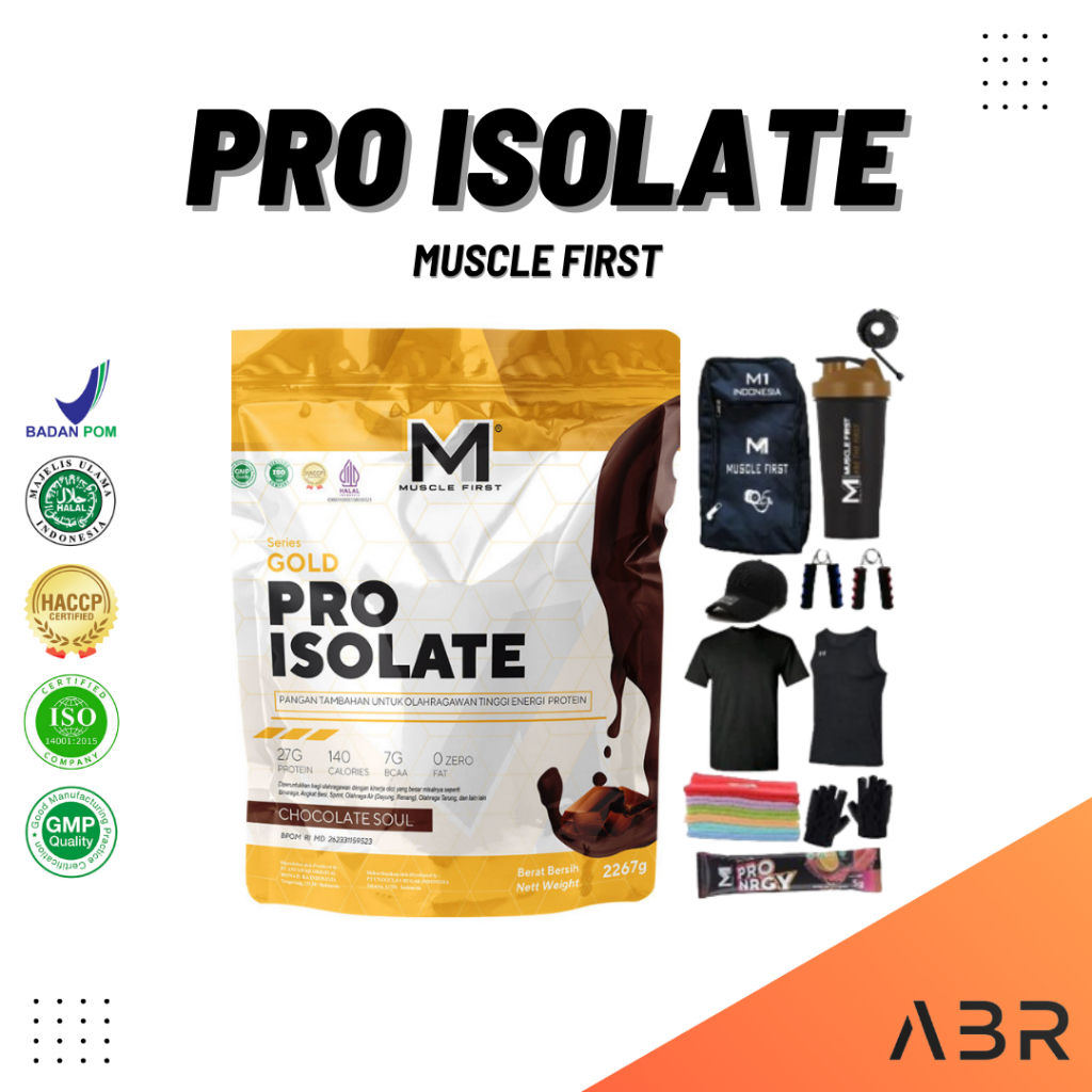 Jual Muscle First Gold Series Pro Isolate Whey Protein 5lbs - M1 Pro ...
