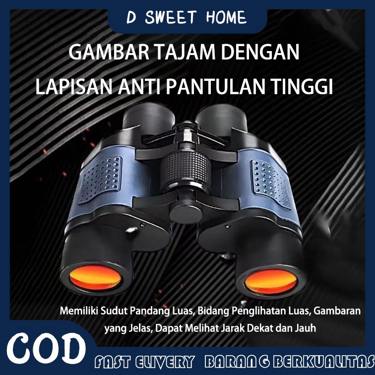 Jual Teleskop Binokular 60x60 dengan Koordinat 3000, Visi Malam ...