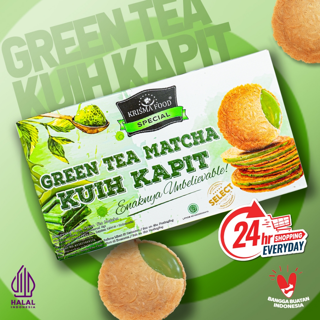 Jual GREENTEA MATCHA KUIH KAPIT - GANDA | KRISMA FOOD | Shopee Indonesia