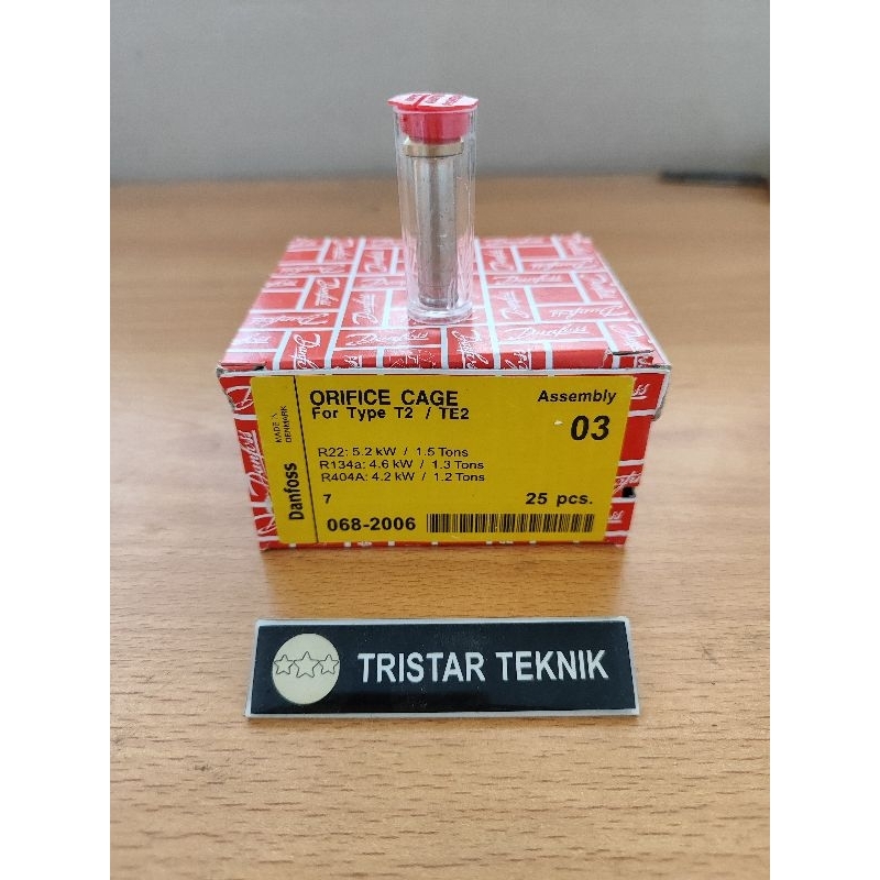 Jual Orifice 03 DANFOSS ORIFIS DANFOS NO.3 NO 3 NOZZLE NOZEL EKSPANSI ...