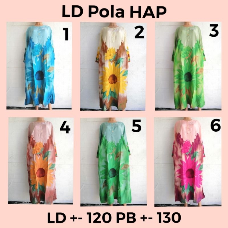 Jual Longdress LD Pola HAP Adem Daster Panjang Busui Friendly BU TEJO ...