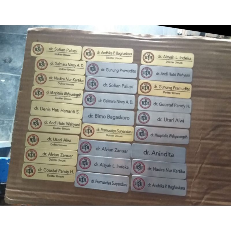 Jual Name Tag dada Dokter | Shopee Indonesia