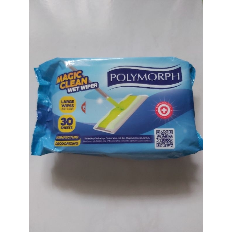 Jual Magic clean wet wiper/polymorph/tissue basah pembersih lantai ...