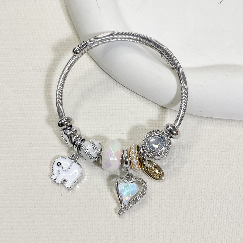 Jual Premium Gelang Pandora Charms Bracelet Serut Titanium Asli Wanita ...